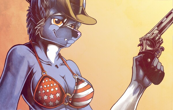 9 Hot Sexy ScribbleWolf Bikini Pics