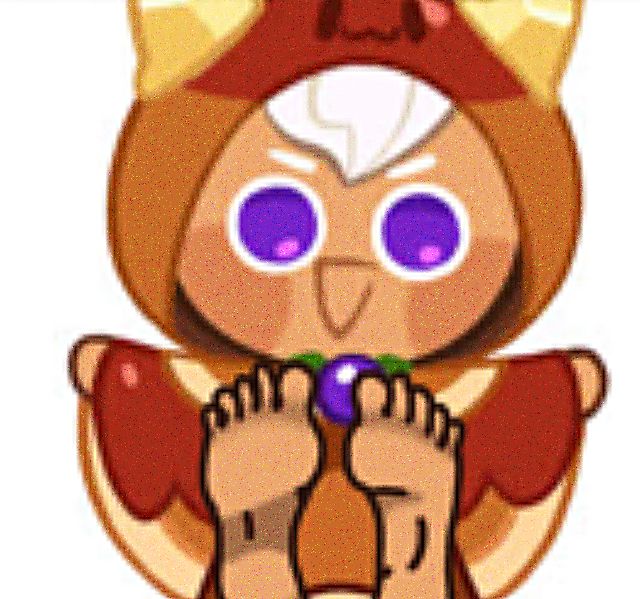 Cute Cookie Gaming Feet