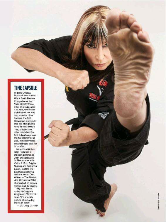 Cynthia Rothrock Feet