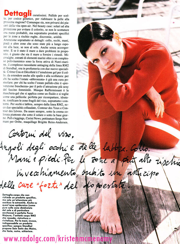 Kristen McMenamy Feet