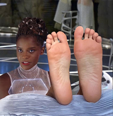 Letitia Wright Feet
