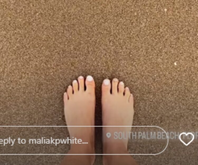 Malia White Feet