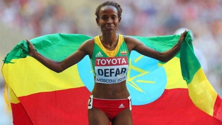 Meseret Defar Feet