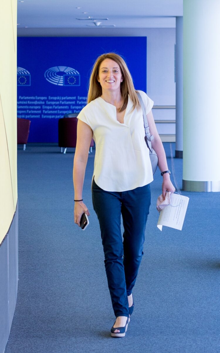 Roberta Metsola Feet